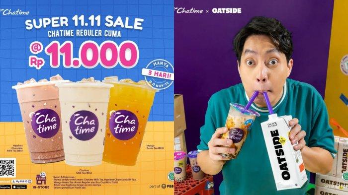PROMO Chatime 12-13 November 2022, Chatime Milk Tea Hingga Mango Green ...