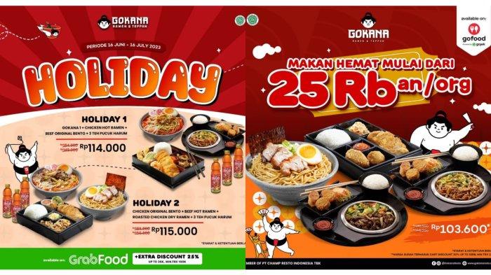Promo Gokana 26-30 Juni 2023, Nikmati Paket Holiday Beef Original Bento + Teh Pucuk Rp 55.500 ...
