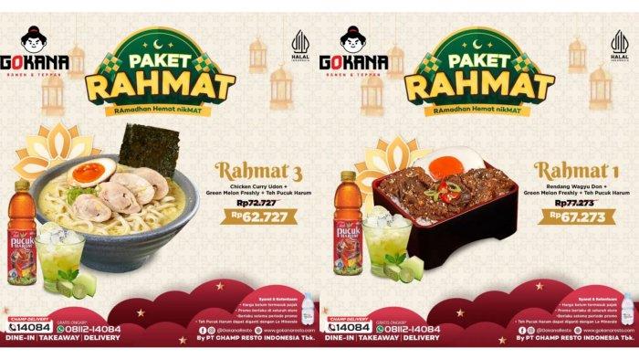 PROMO Gokana 24 Maret 2024, Chicken Curry Udon + Green Melon Freshly + Teh Pucuk Rp 62 Ribuan ...