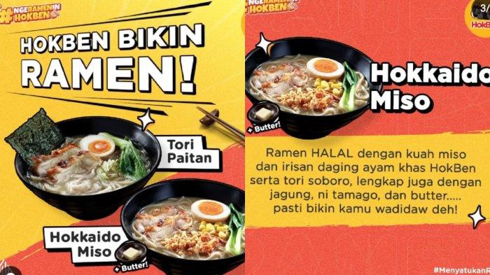 NEW! Promo HokBen Desember 2022, Nikmati Tori Paitan dan Hokkaido Miso ...