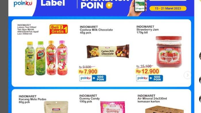 PROMO Indomaret 21 Maret 2023, Snack Minuman Harga MURMER! Kacang Mete ...