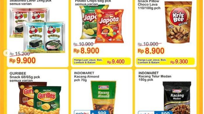 Promo Indomaret 27-30 Juni 2023 Snack Hemat Ada Cashback, Krisbee Rp8.900 Blueband Beli 2 Gratis ...