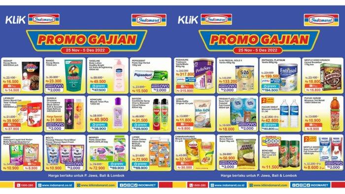 KATALOG Lengkap Promo Indomaret 1 - 5 Desember 2022, Belanja Murah Awal Bulan, Ada Gratisan ...