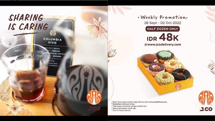MURAH! Promo J.CO 1-2 Oktober 2022, Setengah Lusin Donut Berbagai Rasa ...
