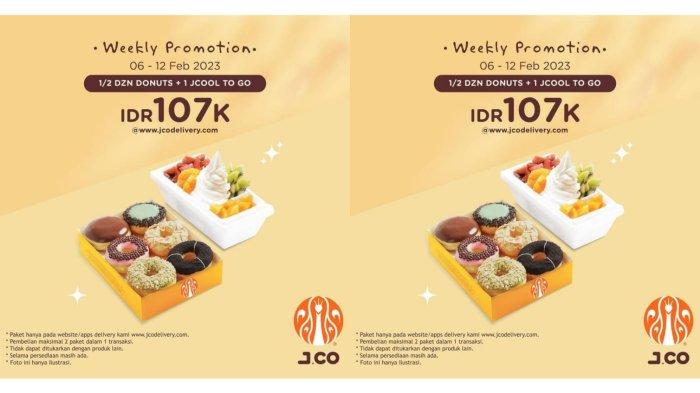Promo J.CO 8-12 Februari 2023, Nikmati 6 Donut dan 1 Jcool To Go dengan ...