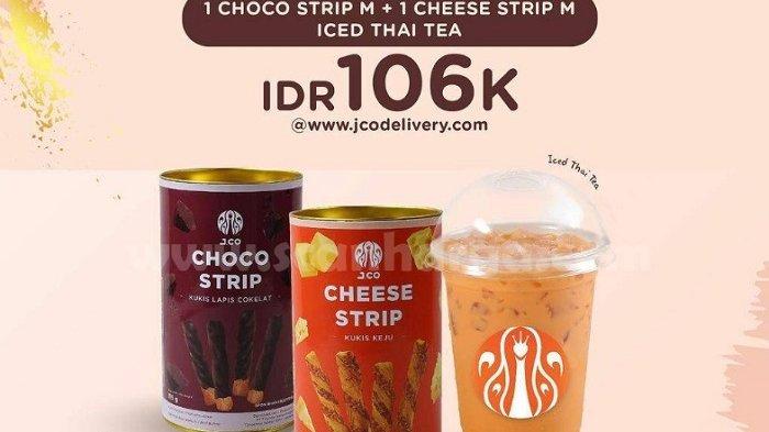 Promo JCO Hari Ini 22-25 Juni 2023: 1 Choco Strip M + 1 Cheese Strip M ...