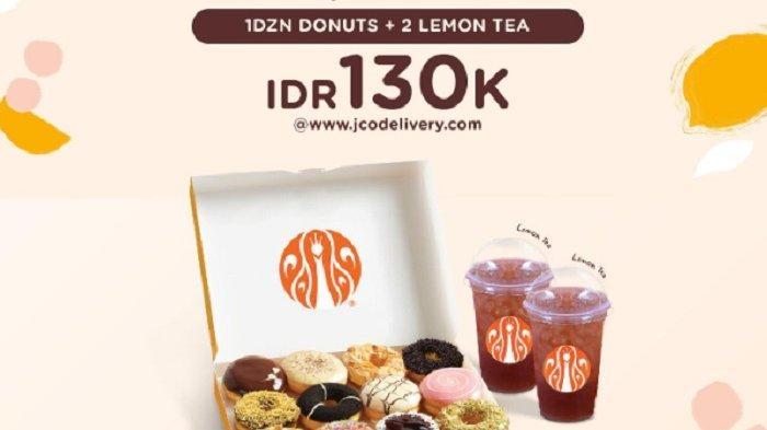 Promo JCO Hari Ini 29 Mei - 4 Juni 2023: 1 Dzn Donuts + 2 Lemon Tea ...