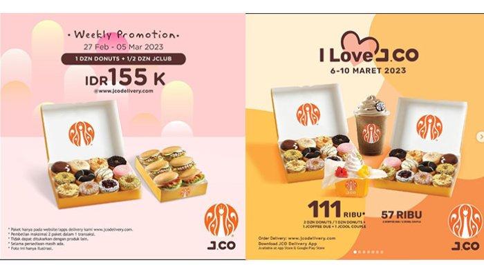 Promo JCO 4 Maret 2023, 1 Dozen Donuts + 1/2 Dozen Jclub Rp155 Ribu ...