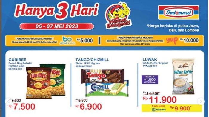 PROMO JSM Indomaret 7 Mei 2023, Camilan Weekend Makin HEMAT, Guribee ...