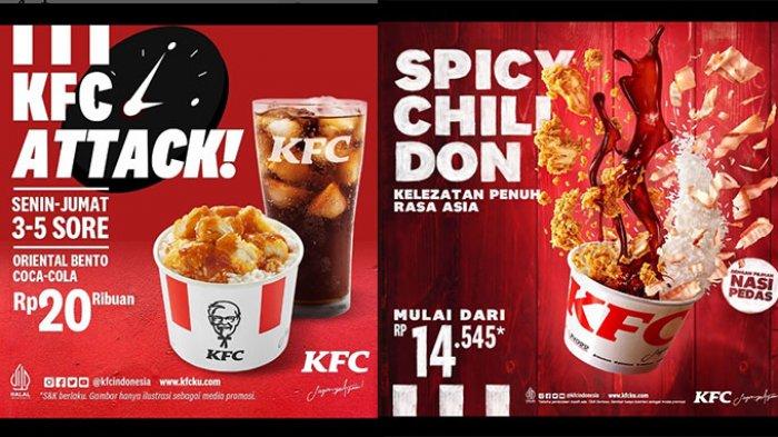Promo KFC Terbaru 15 Agustus 2022, Spicy Chili Don Rp14.545, Oriental ...