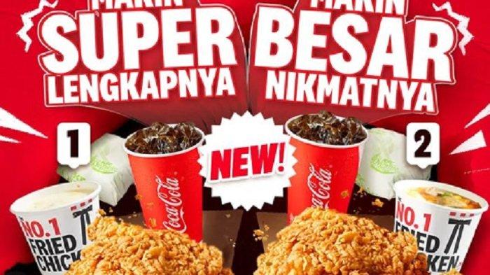 LENGKAP! Promo KFC 18-30 September 2023 Super Besar New Mulai Rp36 ...