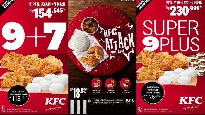 Promo KFC 2 Juli 2023: 3 Sweet Spicy Chiken + 3 Cherry Blossom + 3 Nasi ...