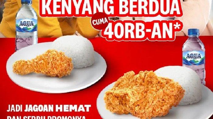 HAPPY FRIDAY! Promo KFC 26 Mei 2023: Paket Kenyang Berdua Cuma Rp40 Ribuan Aja - Tribun-bali.com