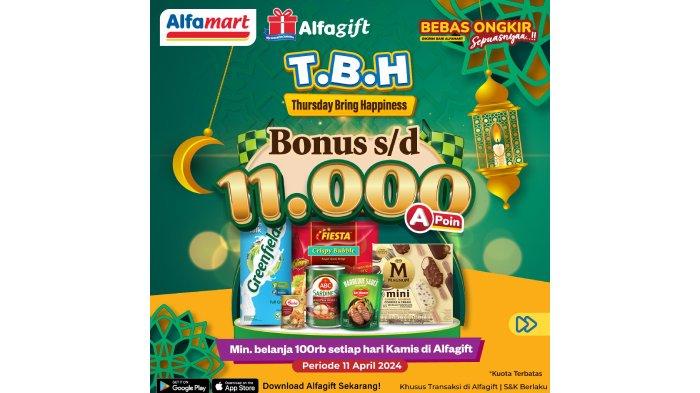 DISKON Tiap Kamis! Katalog Promo KJSM Alfamart Idul Fitri 11-15 April ...