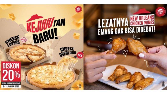 NEW! Promo Pizza Hut Januari 2023, Nikmati Cheese Overload Personal Rp ...