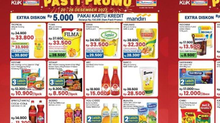 Promo Sembako Edisi Hari Ibu di Indomaret Alfamart Superindo 22-23 ...