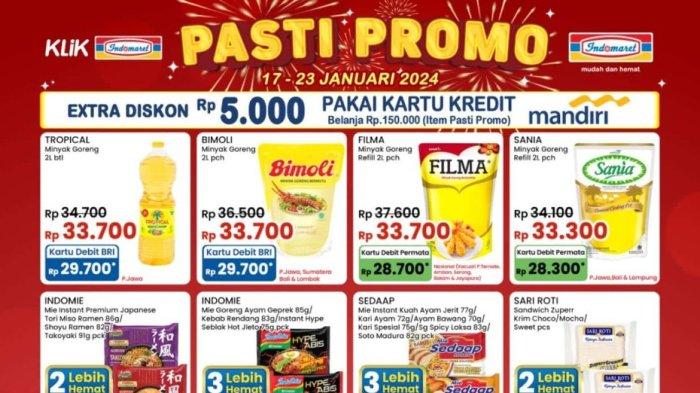 Promo Sembako di Indomaret Alfamart dan Superindo 20 Januari 2024: Tropical Pakai BRI Rp29.700 ...