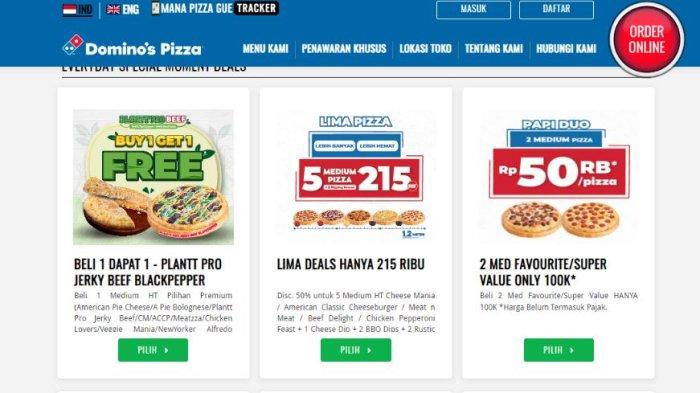 PROMO Dominos Pizza 13 Februari 2023, 5 Medium Pizza Cuma Rp215 Ribu, Lebih Banyak Lebih Hemat ...