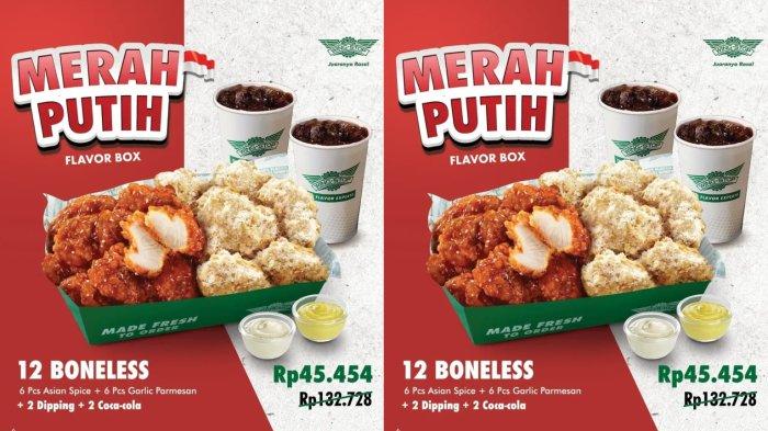 Promo Wingstop Hari Ini 11 Agustus 2024, 12 Boneless + 2 Dipping Sauce ...