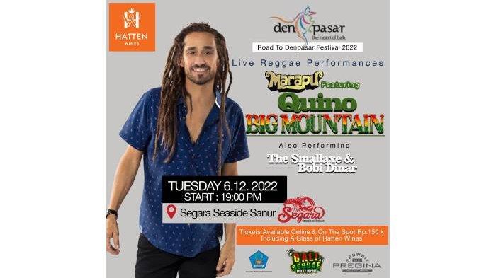 Quino Big Mountain Sapa Penggemar Reggae di Bali - Tribun-bali.com