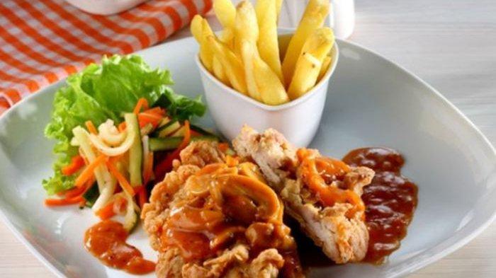 Resep Crispy Chiken Steak with Mushroom Sauce, Sajian Ala Restoran yang ...