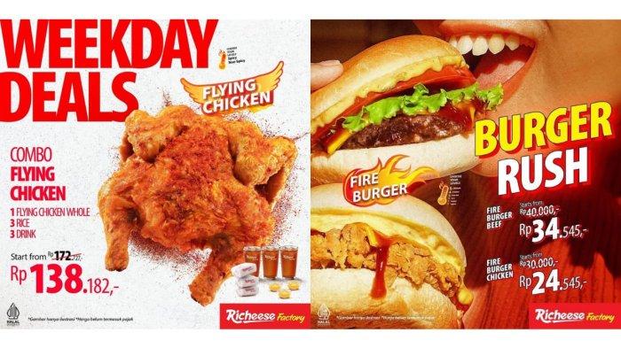 SALE! Promo Richeese Factory 20-22 Mei 2024, 1 Whole Flying Chicken, 3 ...