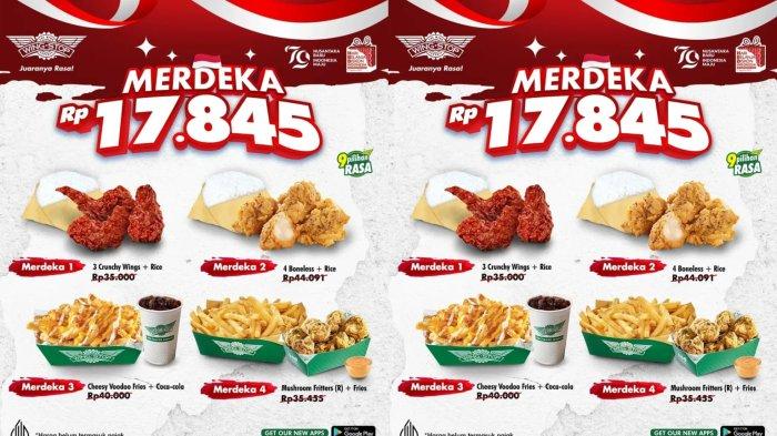 SAMBUT Kemerdekaan, Promo Wingstop 4-31 Agustus 2024, Cheesy Voodoo ...