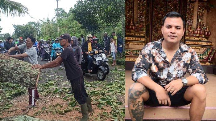 SOSOK Nyoman Sumerta Korban Pohon Tumbang di Petang, Baru 2 Bulan Kerja ...