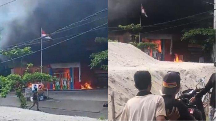 BREAKING NEWS: SPBU Ceningan Nusa Penida Terbakar, Asap Tebal Mengepul - Tribun-bali.com