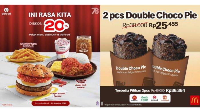 SPESIAL! Promo McD Hari Ini 17 Agustus 2023, Beli Paket Merdeka Gratis Double Choco Pie - Tribun ...