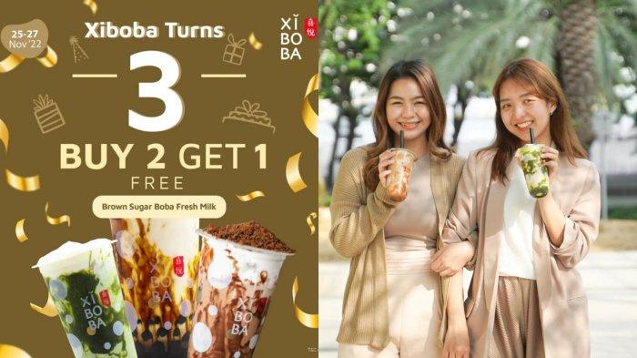 SUPER HEMAT! Promo Xiboba 26-27 November 2022, Buy 2 Get 1 Free Brown ...