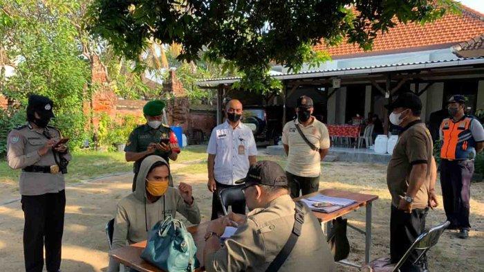 Sidak Masker di Kelurahan Kesiman Denpasar, 13 Pelanggar Terjaring - Tribun-bali.com