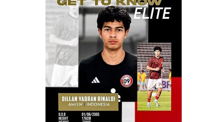 Profil Dillan Yabran Rinaldi Striker Timnas Indoenesia U19 yang Trial ...