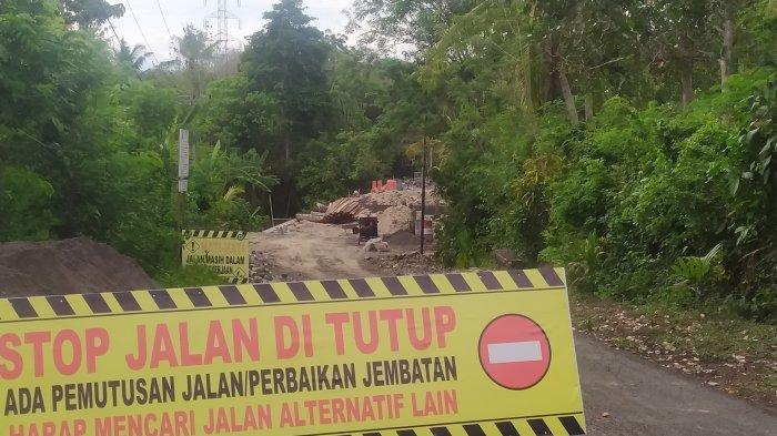 Jembatan Permanen Banjar Pangkung Liplip-Munduk Kaliakah Senilai Rp1,9 Miliar - Tribun-bali.com
