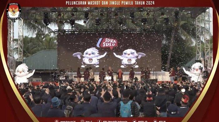 KPU RI Resmi Luncurkan SURA dan SULU, Maskot Pemilu 2024 - Tribun-bali.com