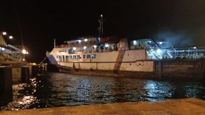 KMP Gerbang Samudera 2 Akhirnya Lepas Kandas, Berhasil Ditarik Kapal Lain Saat Air Pasang ...
