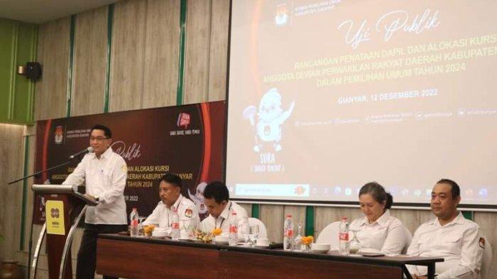 Pileg 2024, KPU Gianyar tetapkan 45 kursi dan 7 Dapil - Tribun-bali.com