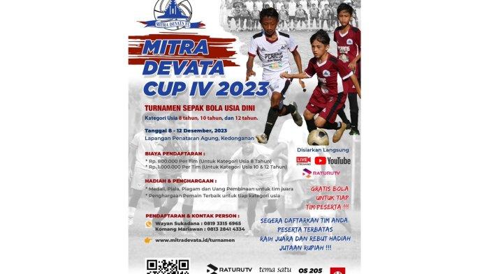 Mitra Devata Cup IV Bergulir Bulan Desember, Dihadiri Legenda-legenda ...