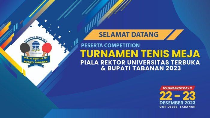 Turnamen Tenis Meja di Bali! Perebutan Piala Rektor Universitas Terbuka ...