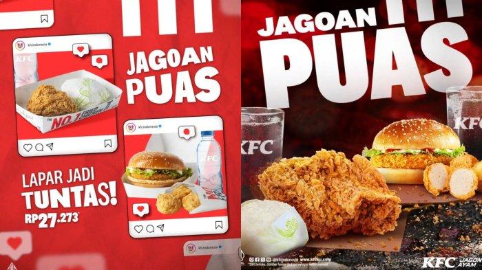WOW! 3 Promo KFC Desember 2023, Jagoan Puas Rp 27 Ribuan, Double Down Kimchi Mulai Rp 20 Ribuan ...