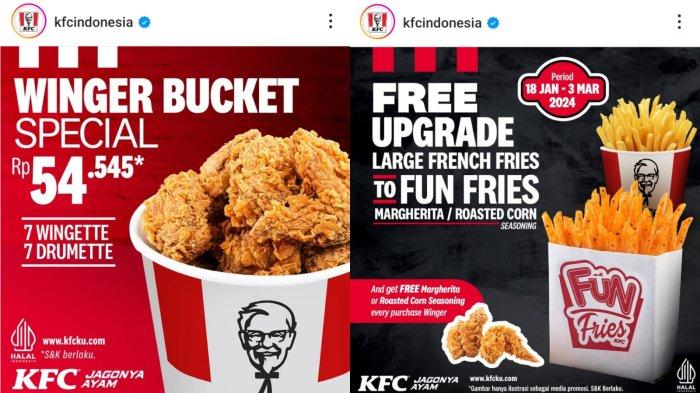 LEBIH IRIT! Promo KFC Hari Ini 25 Februari 2024, Dapatkan Winger Bucket ...