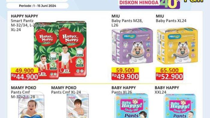 PROMO Alfamart Periode 1-15 Juni 2024: Diskon 40 Persen Mami Poko Pants Hanya Rp 42.900 - Tribun ...