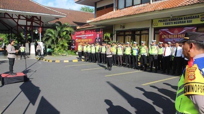 56 Personel Kawasan Bandara Ngurah Rai Diterjunkan Dalam Operasi Lilin Agung 2023 - Tribun-bali.com