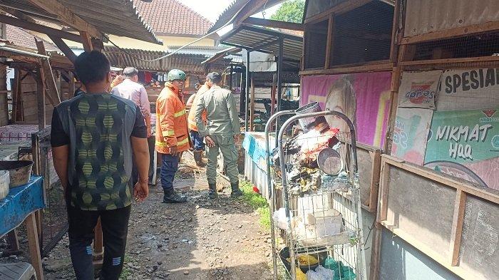 TRAGEDI Kebakaran Kios Kelontong di Pasar Pagi Negara! Diduga Api Dupa ...