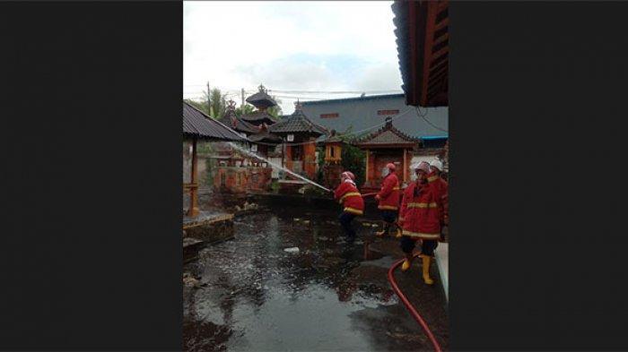 Bale Piasan Pura Pasek Gelgel Songan Klungkung Terbakar, Diduga Karena ...