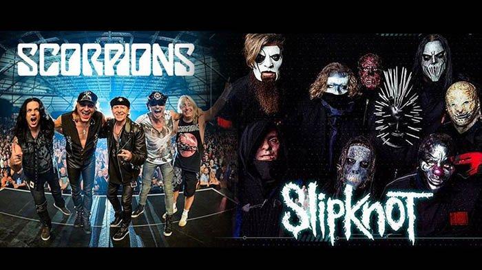 Pilih Scorpions atau Slipknot? Sejumlah Band Besar Dunia Bakal Guncang ...