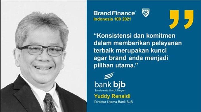 Bank BJB Raih Penghargaan Raih Top 100 Most Valuable Brands - Tribun-bali.com
