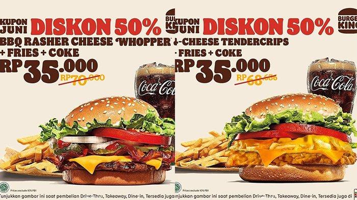 15 PROMO Burger King Besok 25 Oktober 2021, Ada Menu Bokek Cashback 40 ...