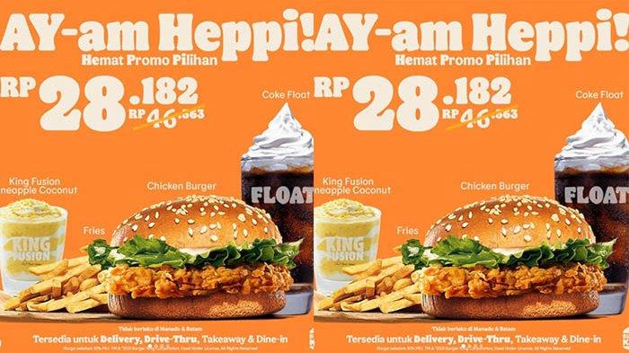 BARU! Promo Burger King 23 Juni 2021, Rp28.182 untuk Kentang, King ...