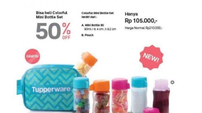 BARU! Promo Tupperware Mei 2021, 1 Set Groovy Bottle Rp 299.000 ...
